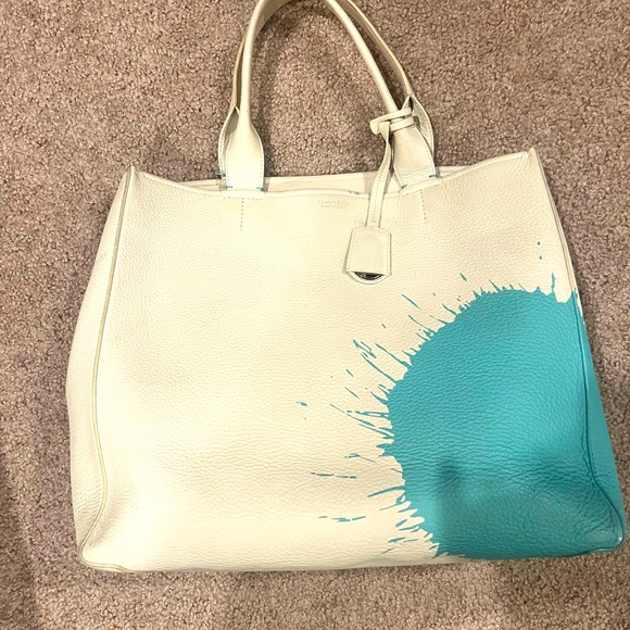 Tiffany & Co. | Bags | Rare Tiffany Co Splash Bag Off White With ...
